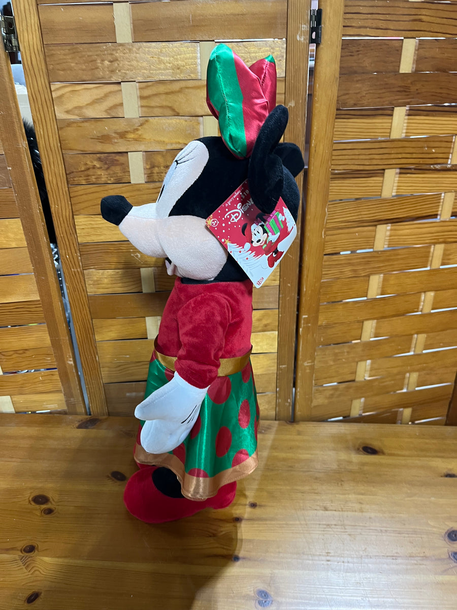 Minnie Mouse Christmas Holiday Greeter, Tags still on! 24"H ...