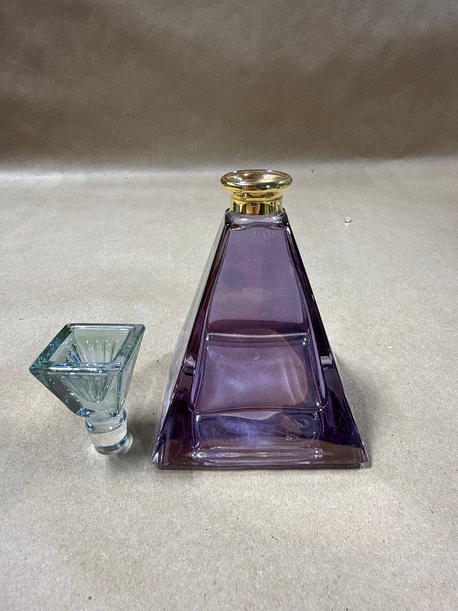 Pyramid Shape Glass Perfume Bottle – Williamsburg Estate Services