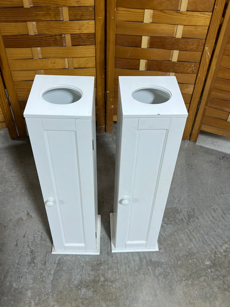 Particle Board Lightweight Toilet Paper Storage Cabinet with Tissue Bo ...