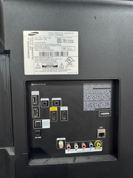 Samsung 40” Full HD Smart LED TV with Remote & Manual – Williamsburg ...