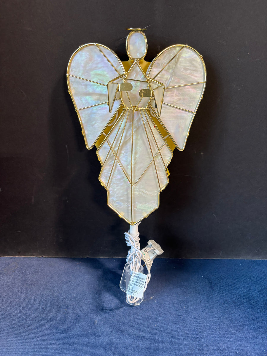 Wondershop Lit Tree Topper Angel, Lights Up – Williamsburg Estate Services