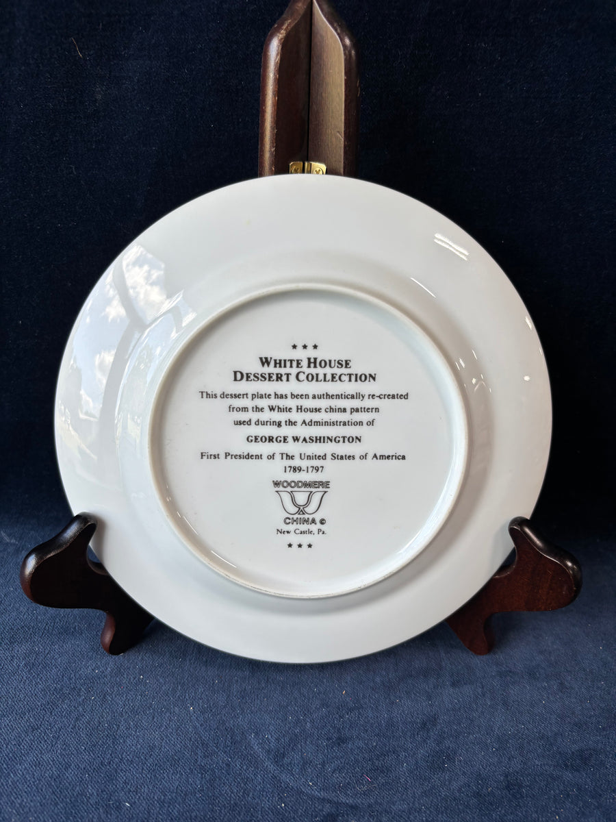 Limited Edition George Washington White House Porcelain Dessert Plate ...