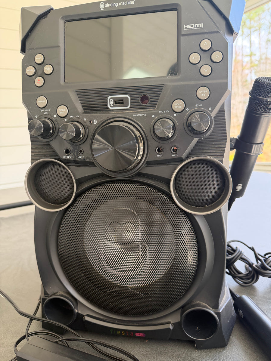 Singing Machine SDL9039 Fiesta Plus Hi-Def Karaoke System with LCD Mon ...