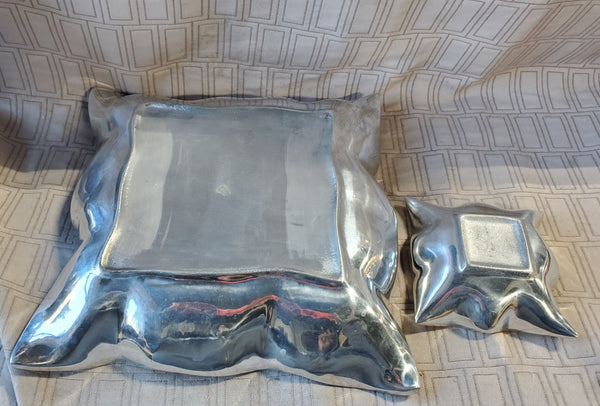 2 Piece Metal Wavy Edge Chip and Dip Platter – Williamsburg Estate Services